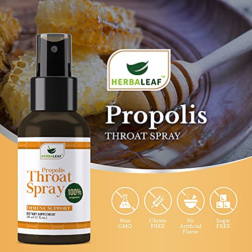 Natural throat spray for cold relief