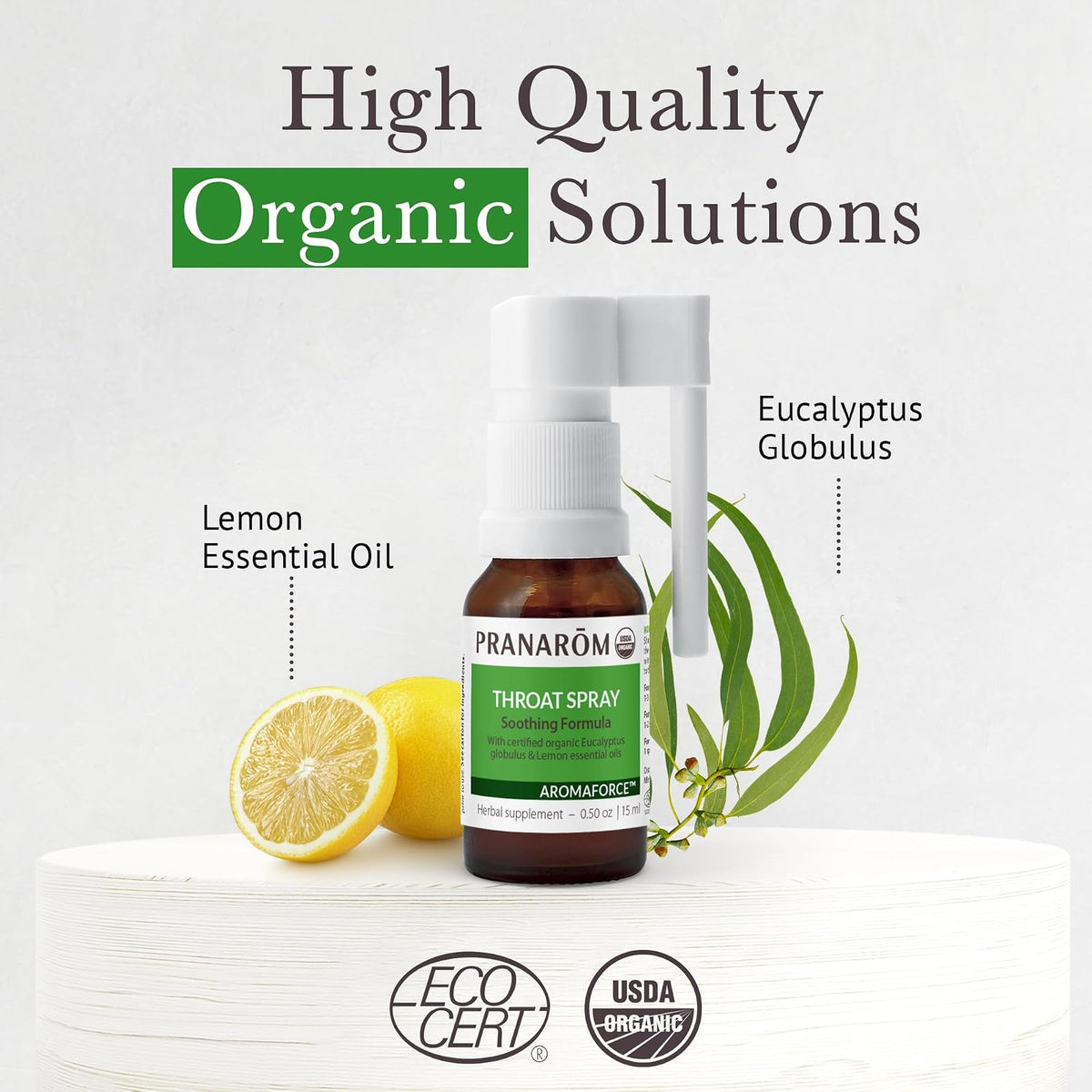 natural throat spray with herbal ingredients