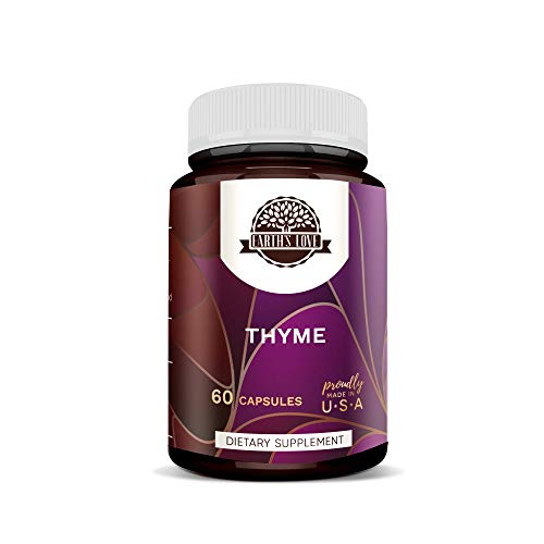 natural thyme capsules for wellness