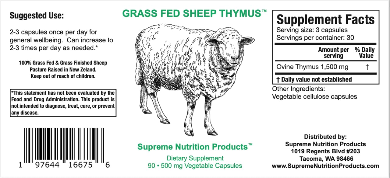 natural thymus extract for wellness