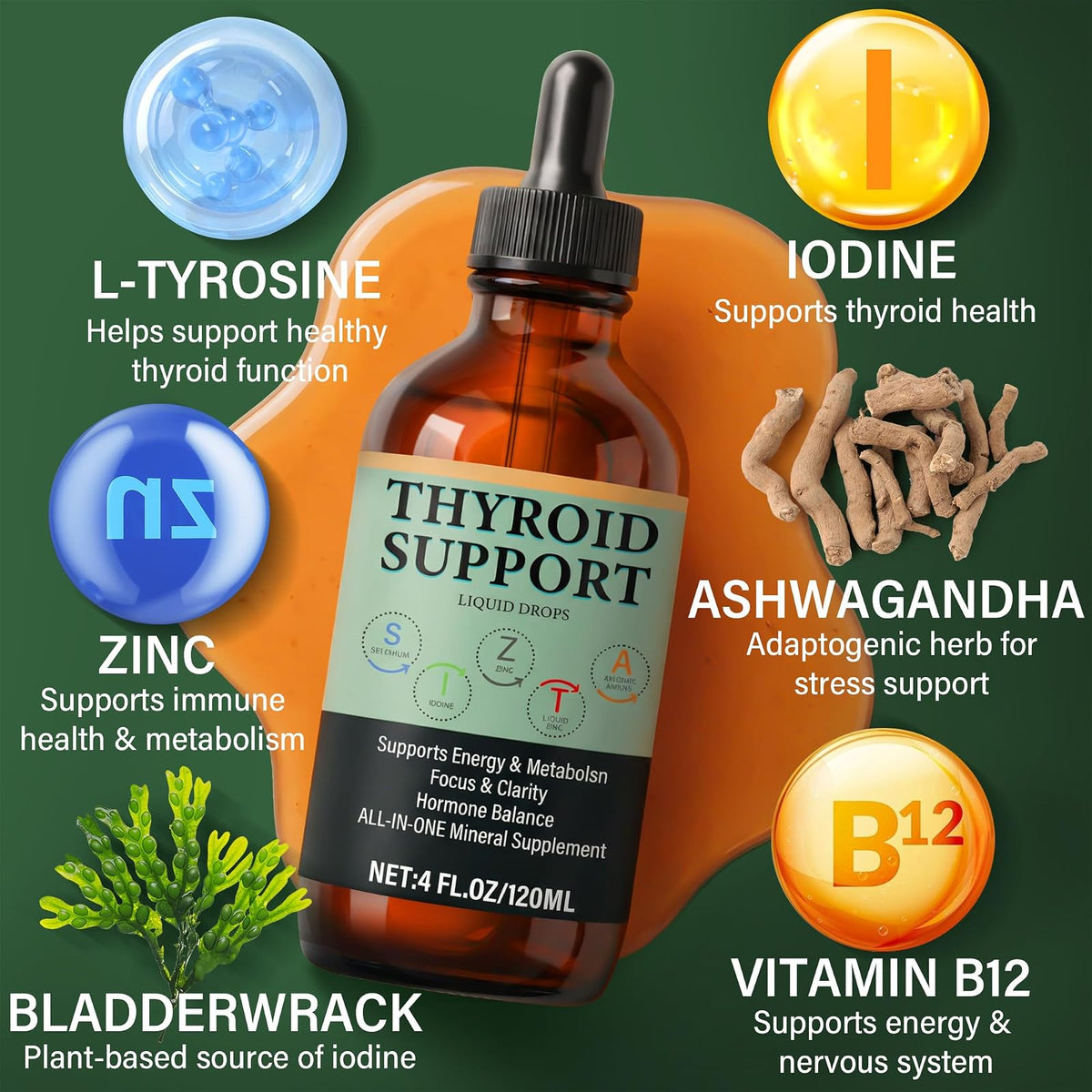 Natural thyroid extract for wellness
