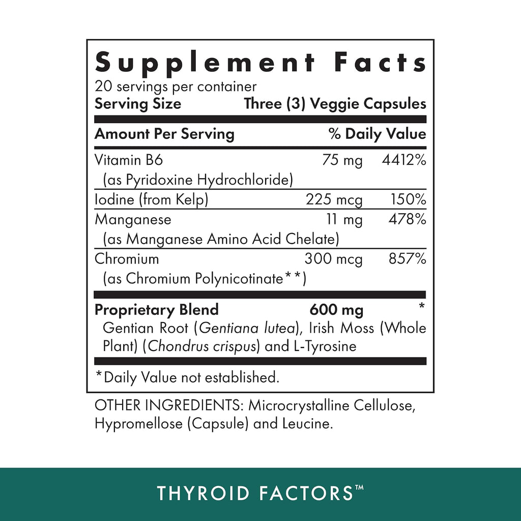 natural thyroid factors for energy