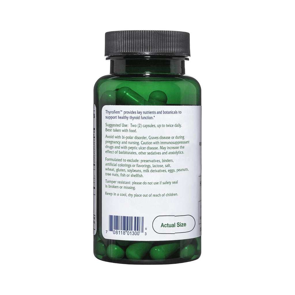 Natural thyroid function enhancement supplement