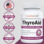 Natural thyroid health support formula