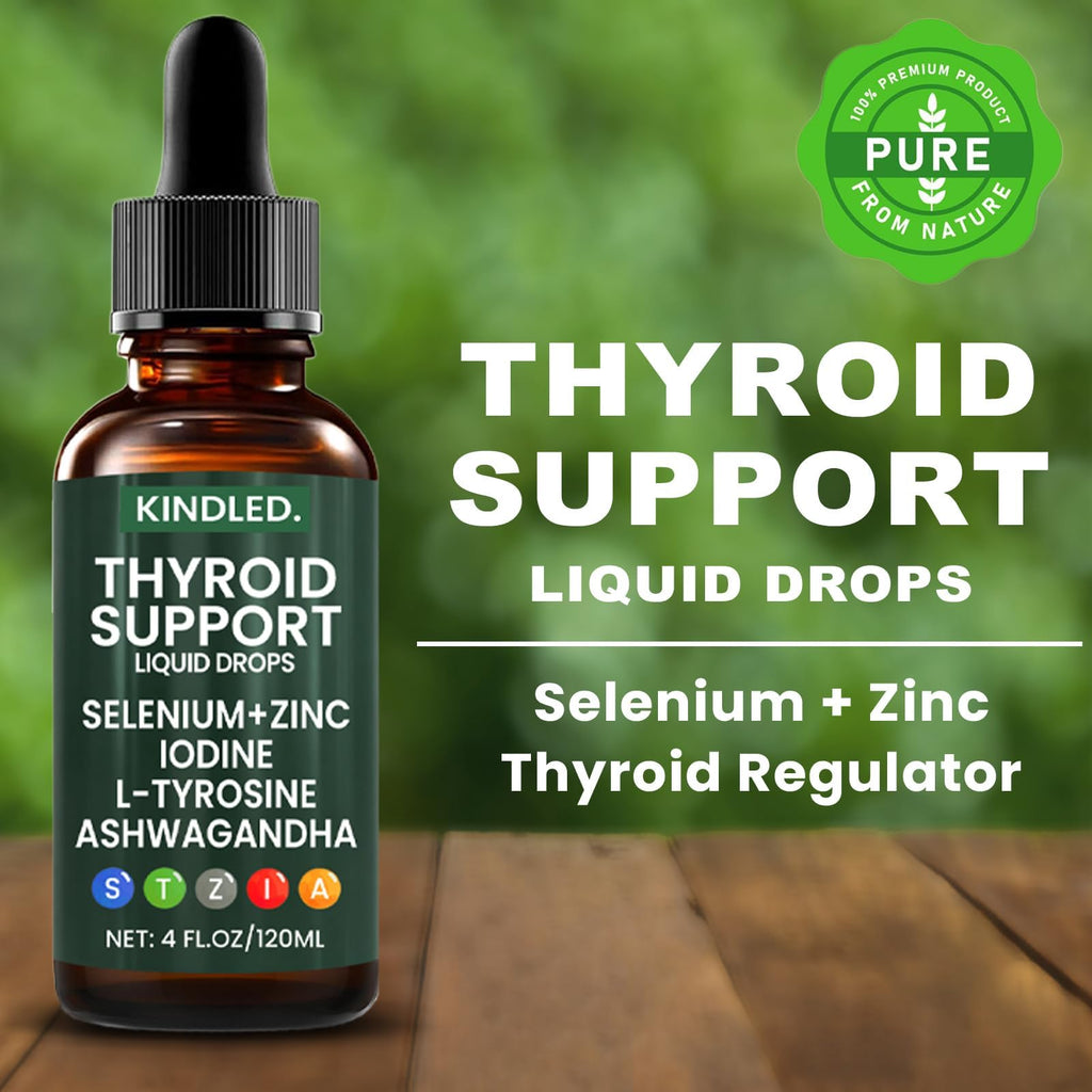 Natural thyroid support drops for wellness