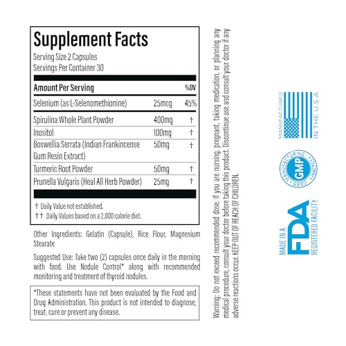 Natural thyroid support supplement