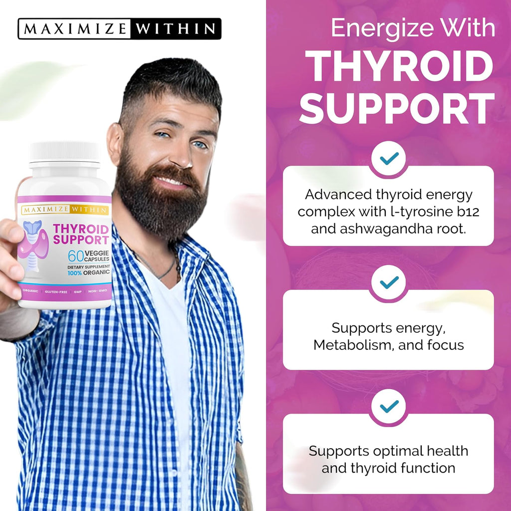 Natural thyroid support with vitamin B12