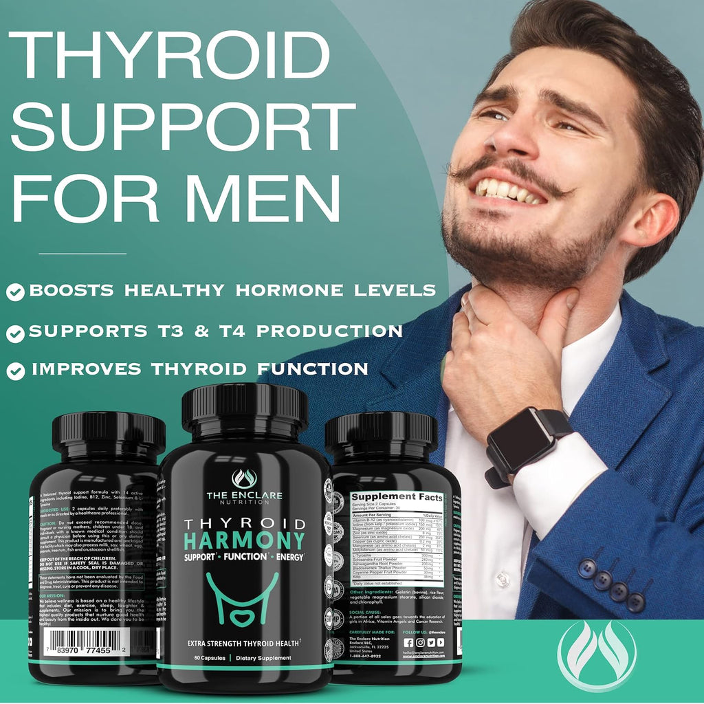Natural thyroid support with vitamins