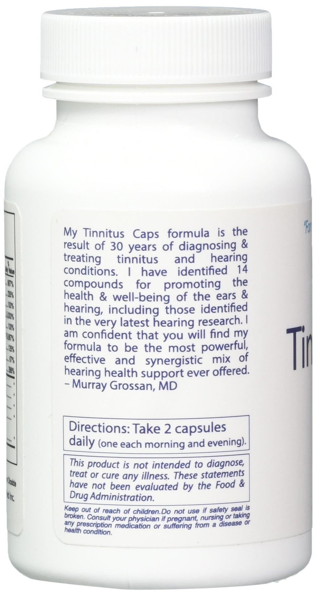 natural tinnitus relief vitamin blend