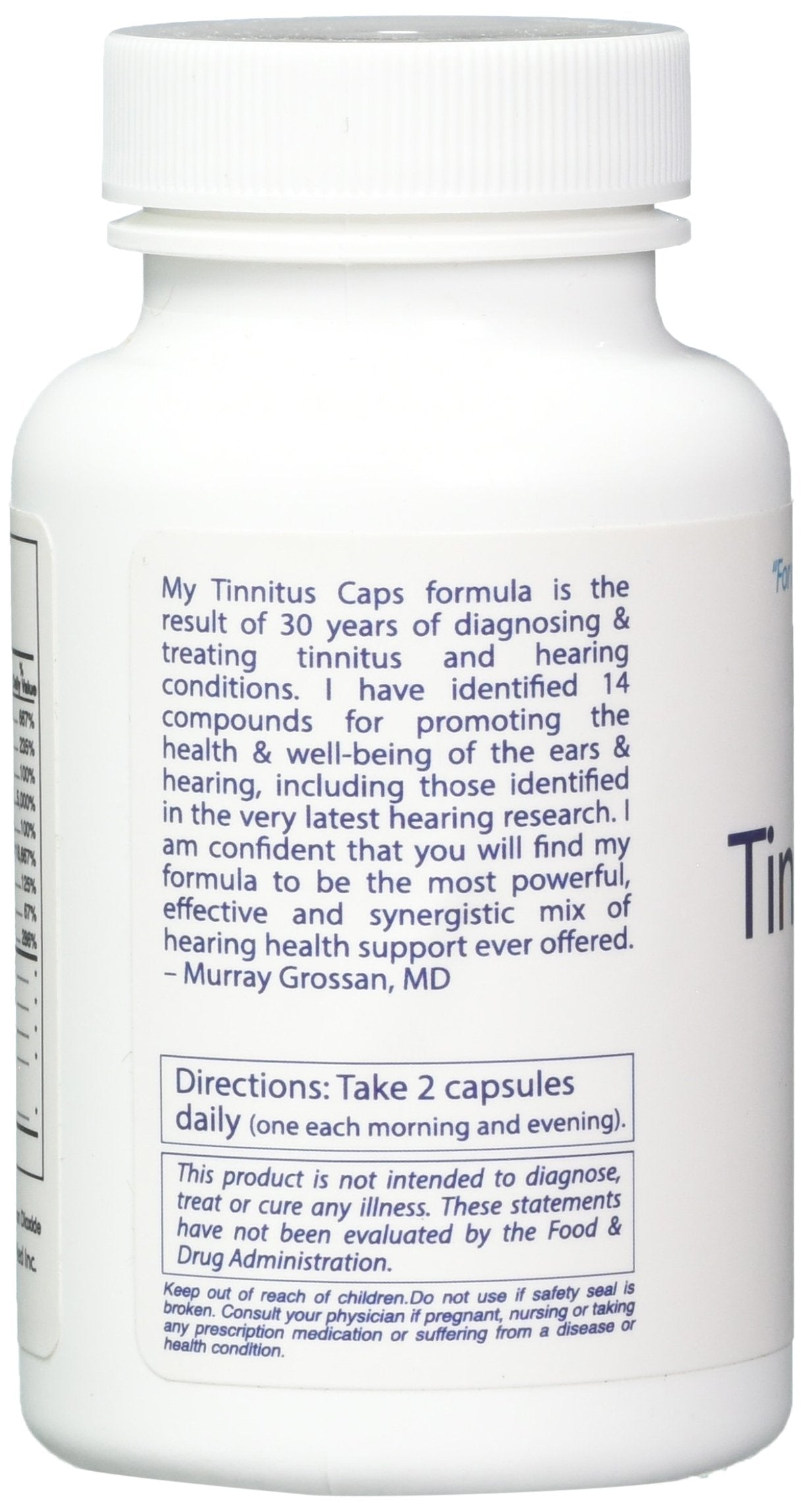 natural tinnitus relief vitamin blend