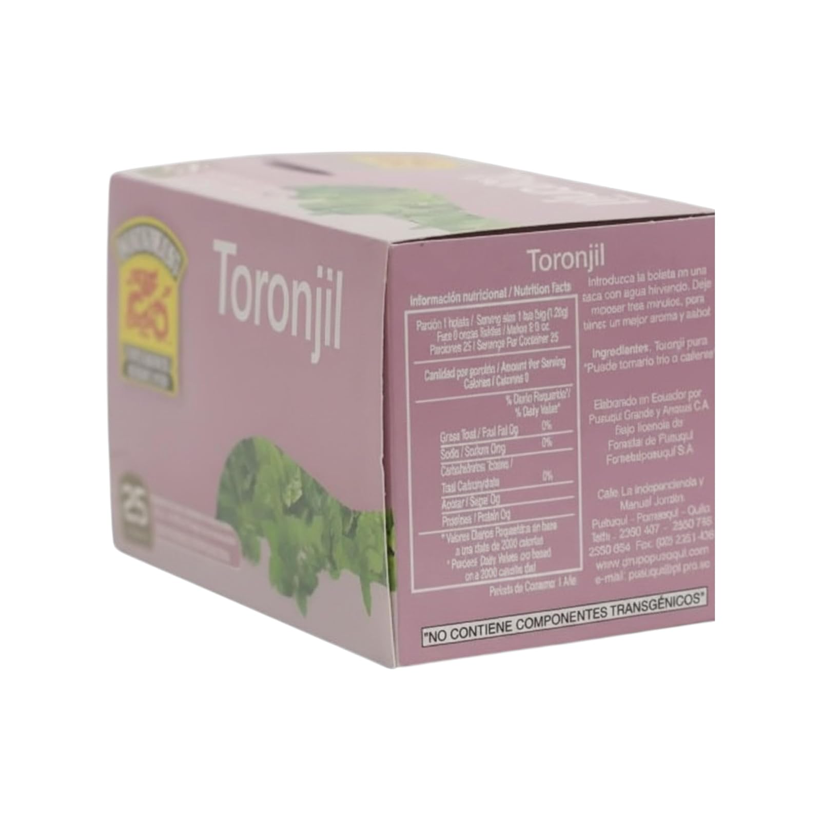 natural Toronjil tea for stress relief