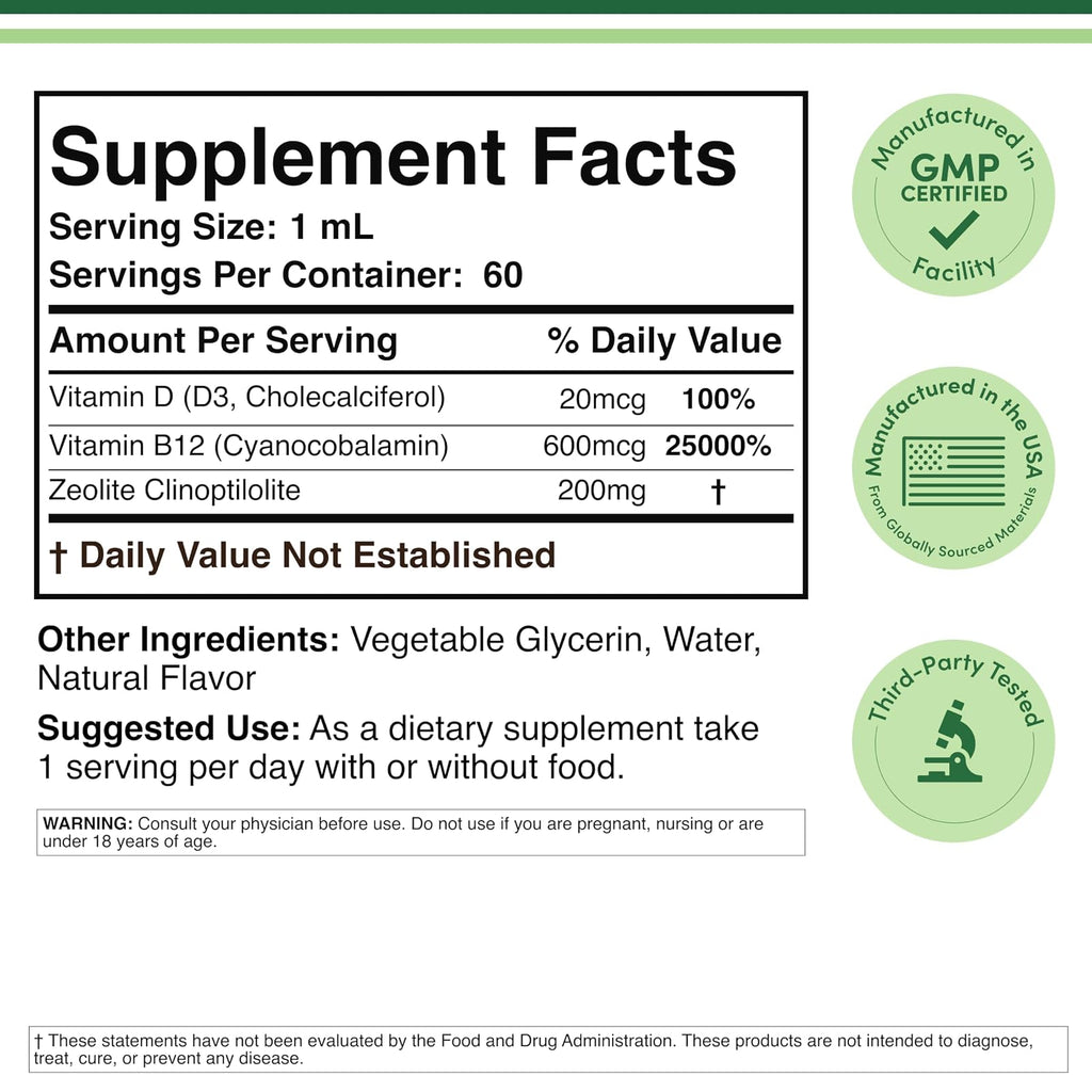 Natural trace minerals for detoxification