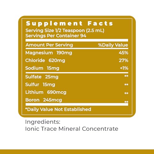 natural trace minerals for distilled water