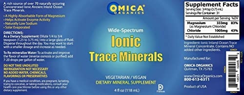 Natural trace minerals for energy