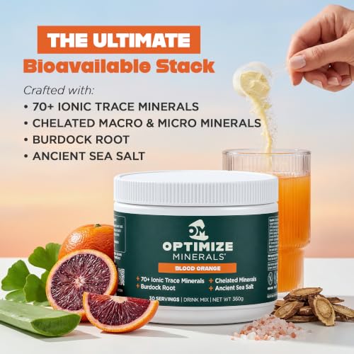 Natural trace minerals for hydration