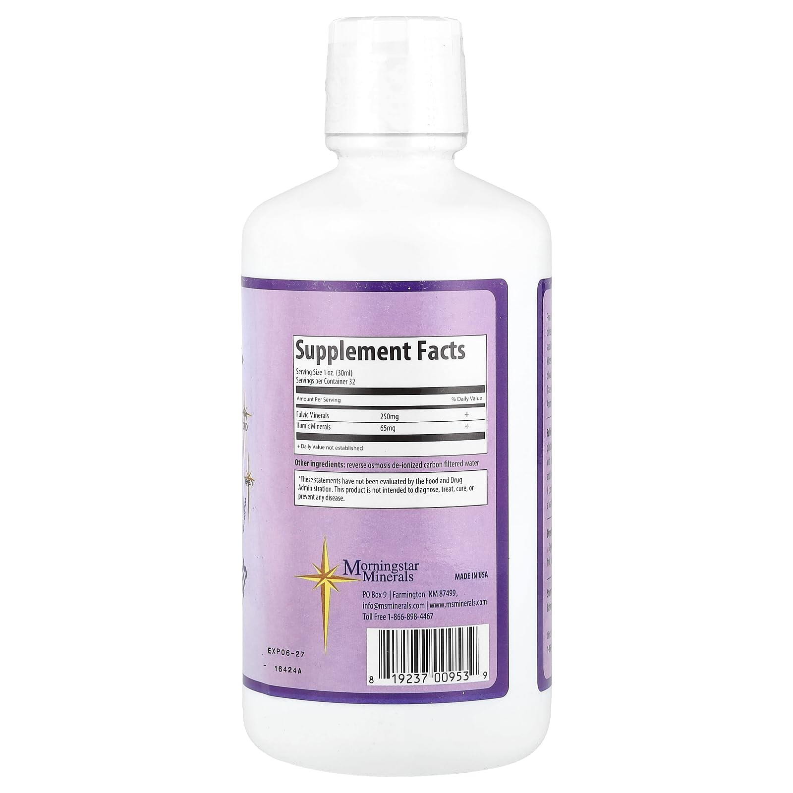 natural trace minerals for hydration