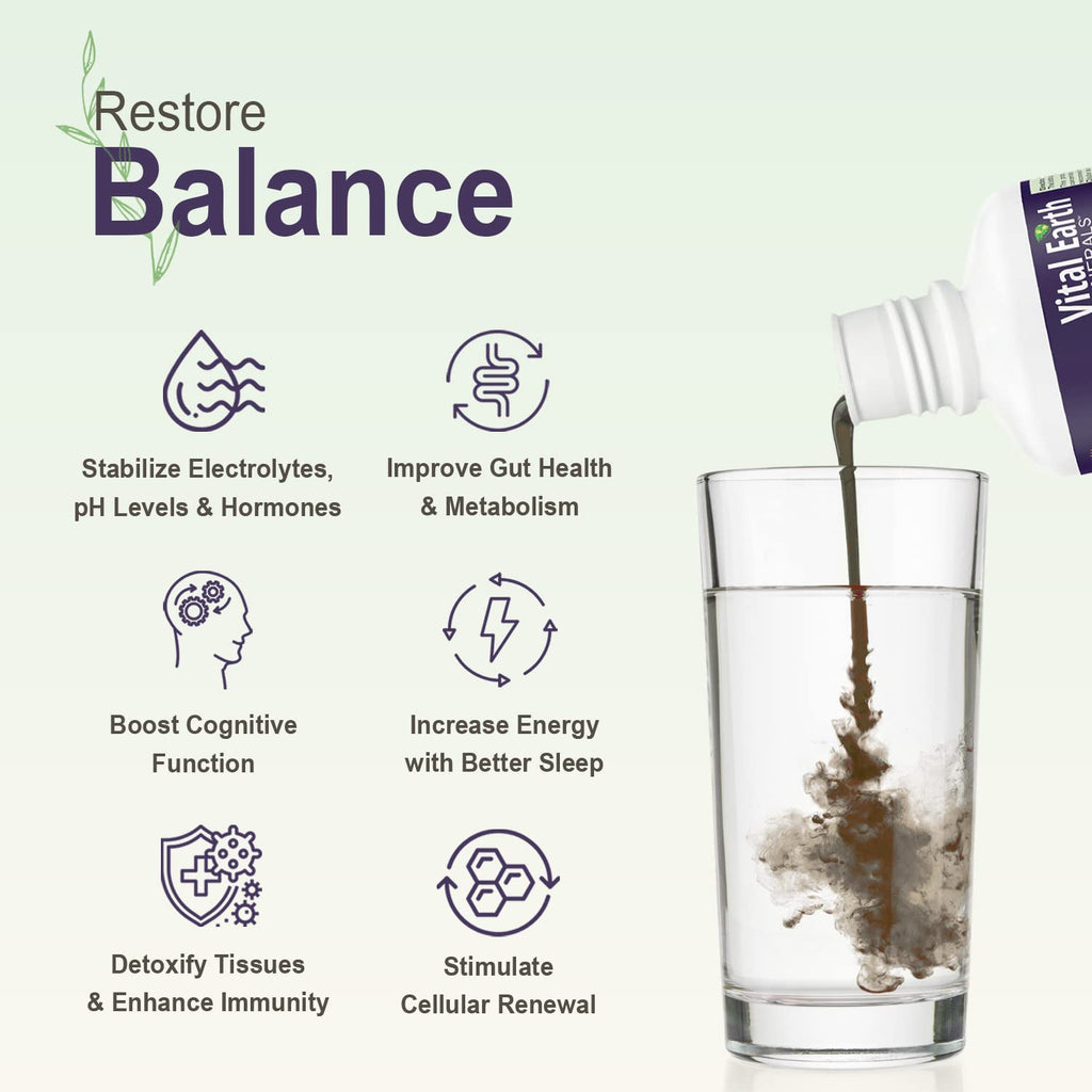 Natural trace minerals for vitality