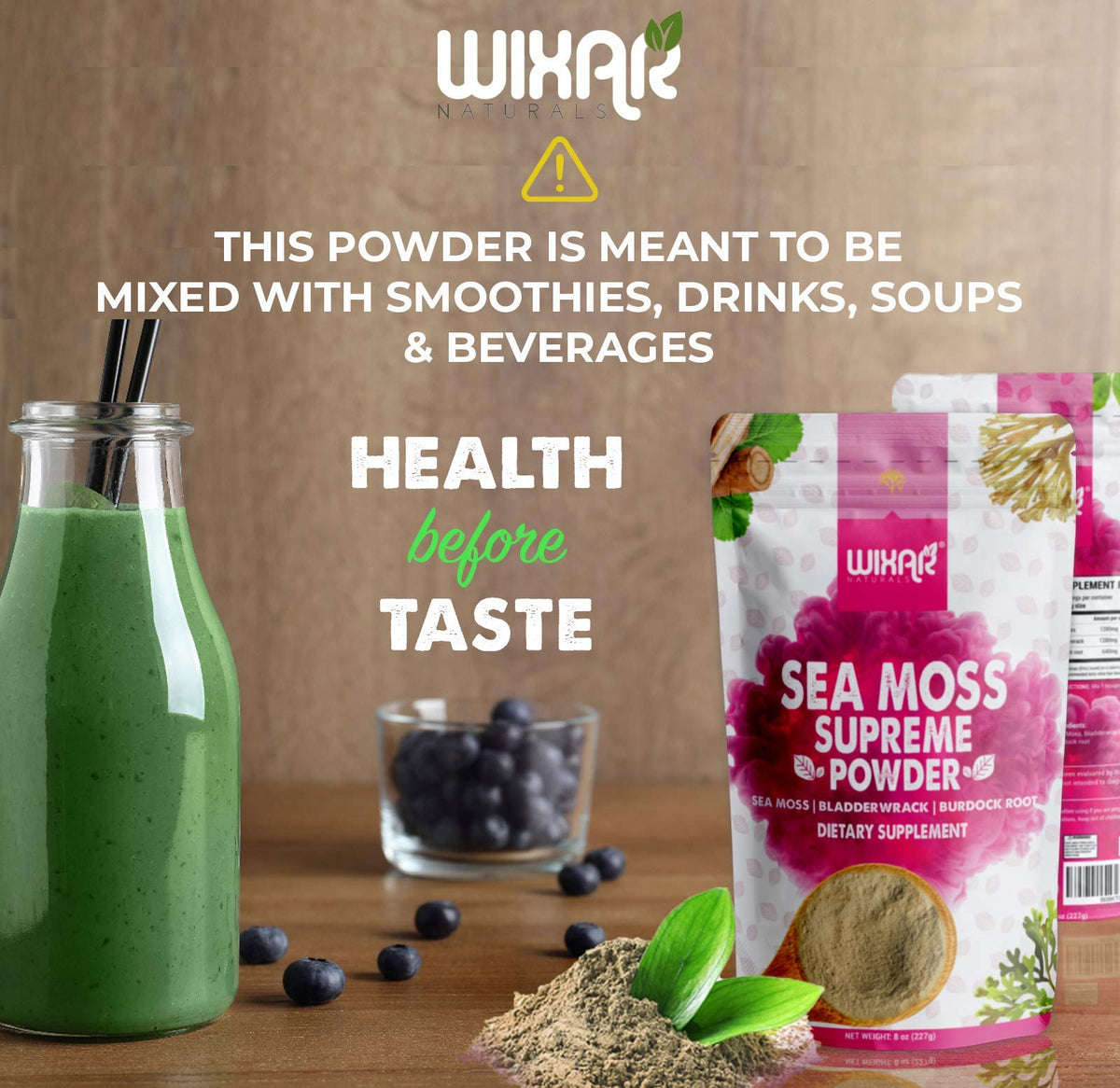 Natural trace minerals supplement