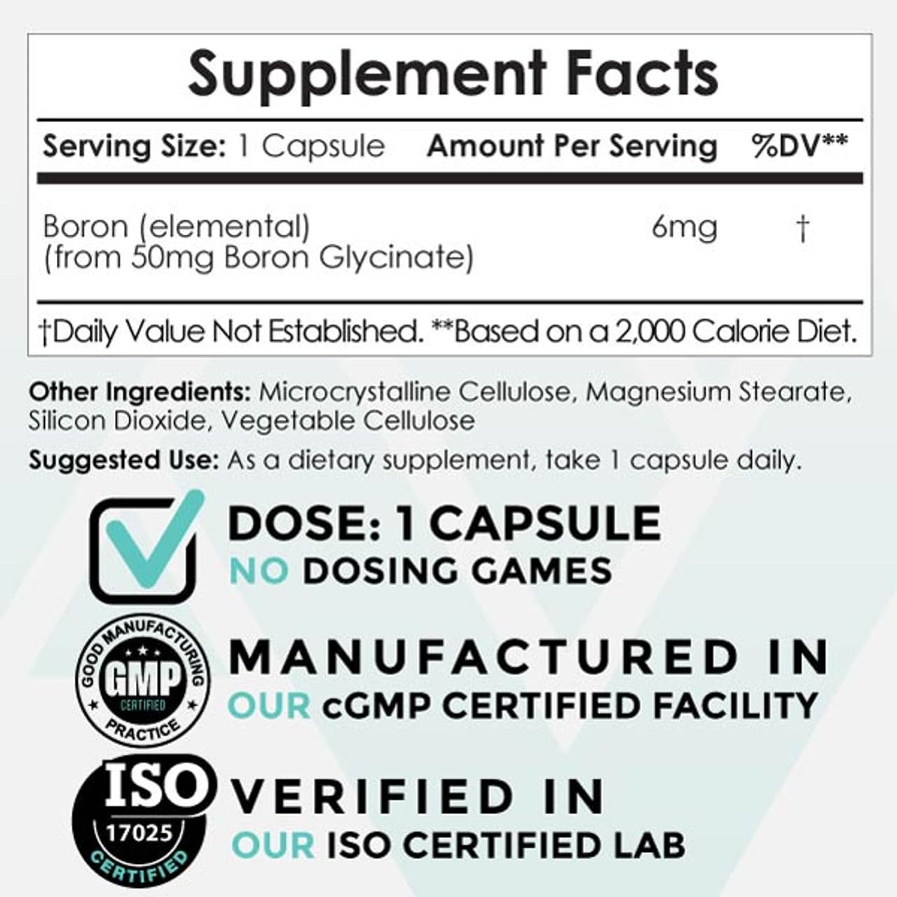 Natural trace minerals supplement