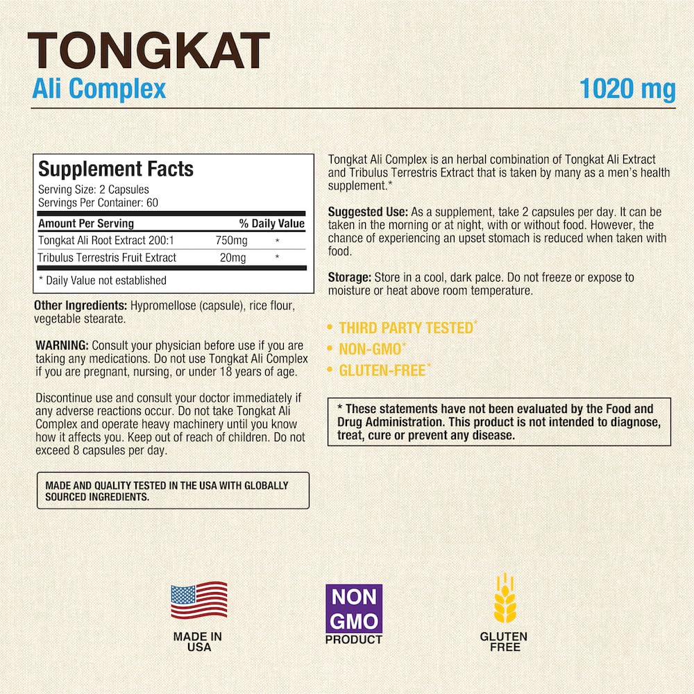 natural tribulus extract for vitality
