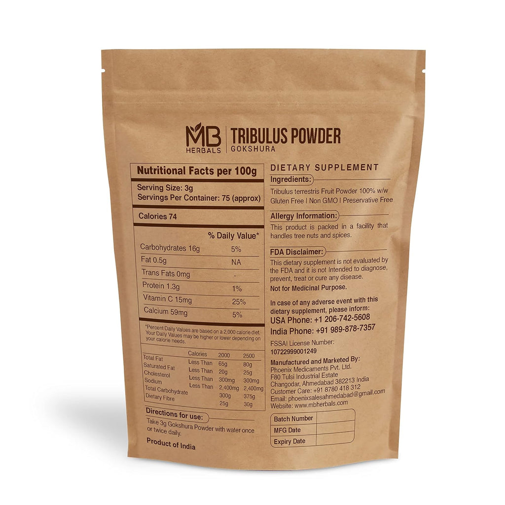 Natural Tribulus Powder for fitness support