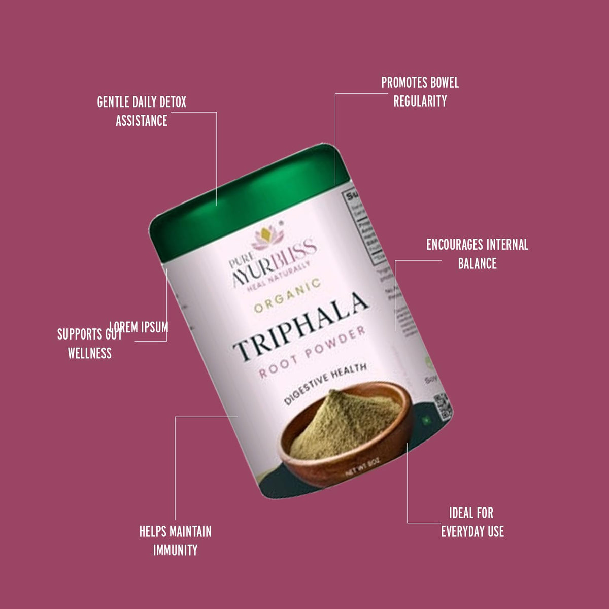 Natural Triphala for daily wellness