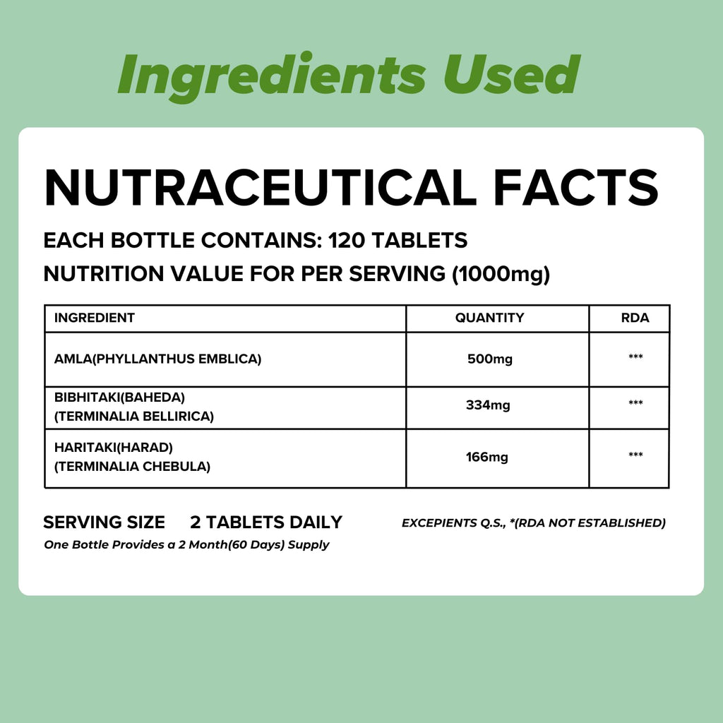 natural triphala for detoxification