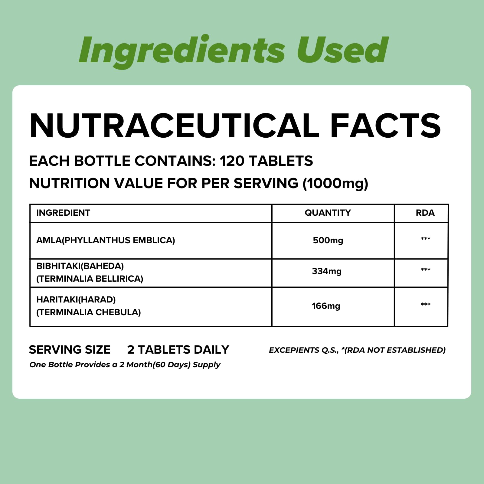 natural triphala for detoxification