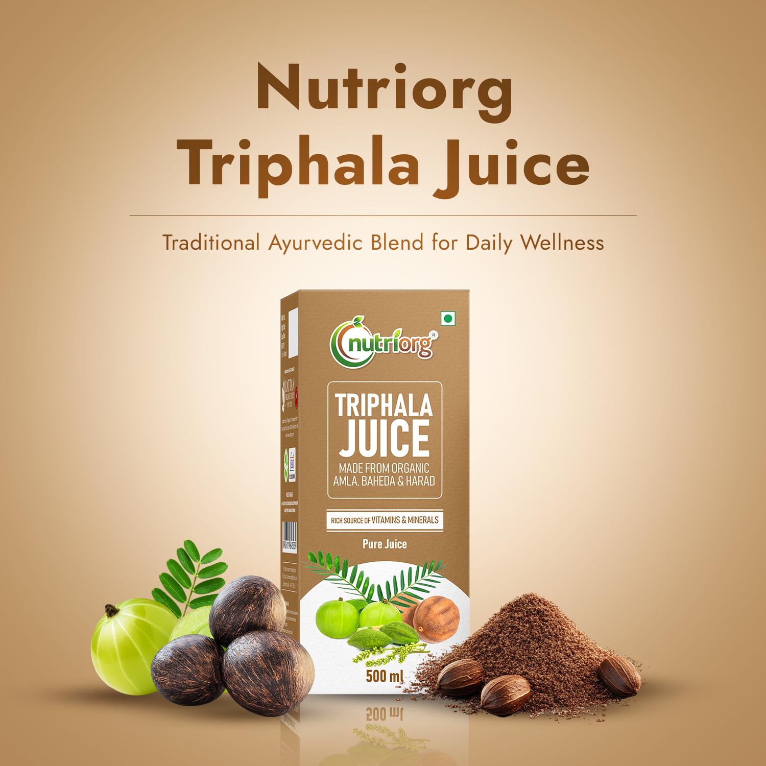 Natural Triphala juice for detox