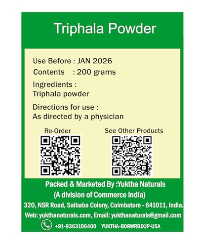 natural triphala tablets for convenience