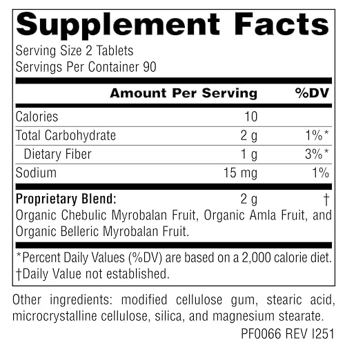 natural triphala tablets for detox