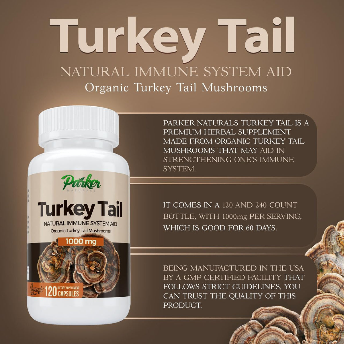 natural turkey tail mushroom extract