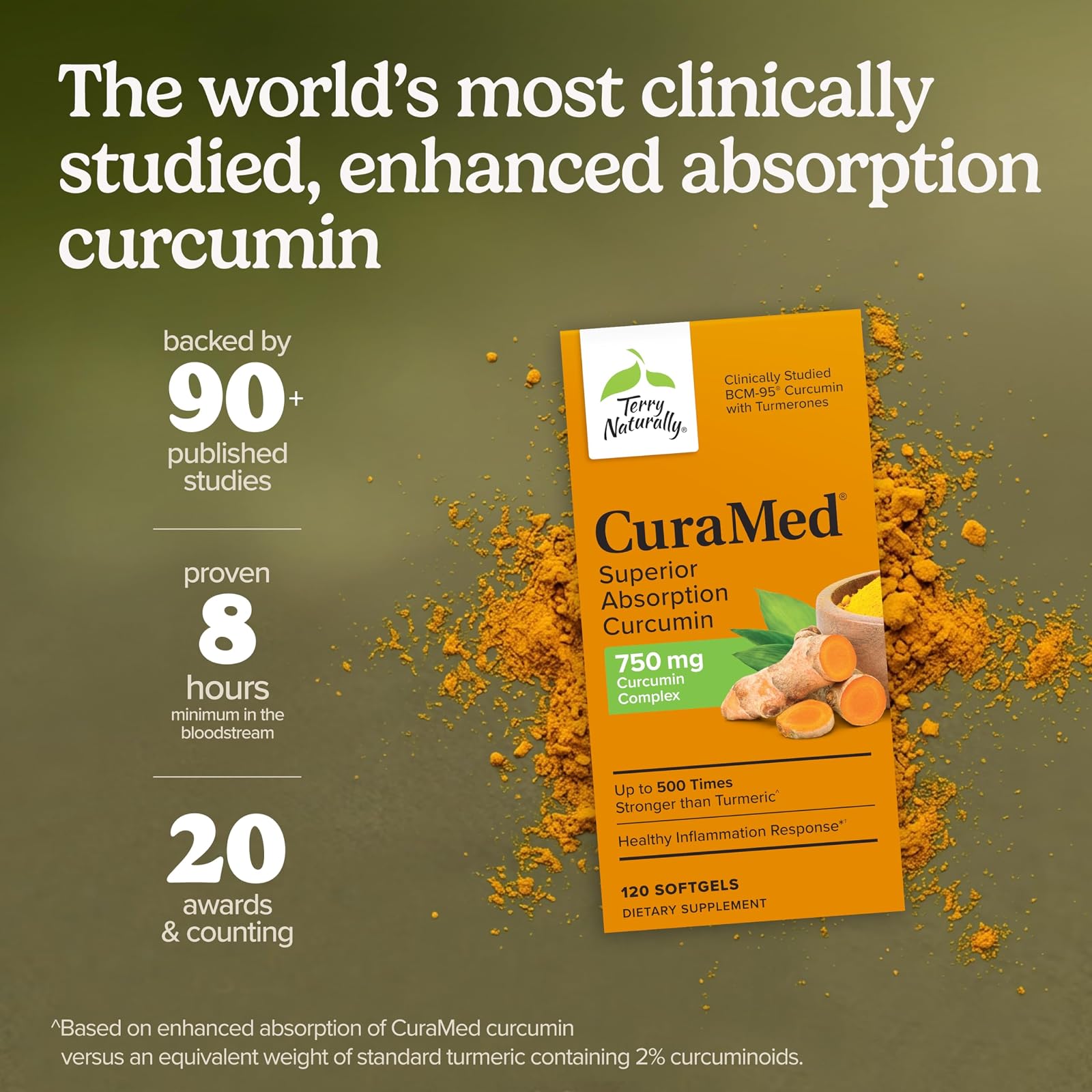natural turmeric and curcumin supplement