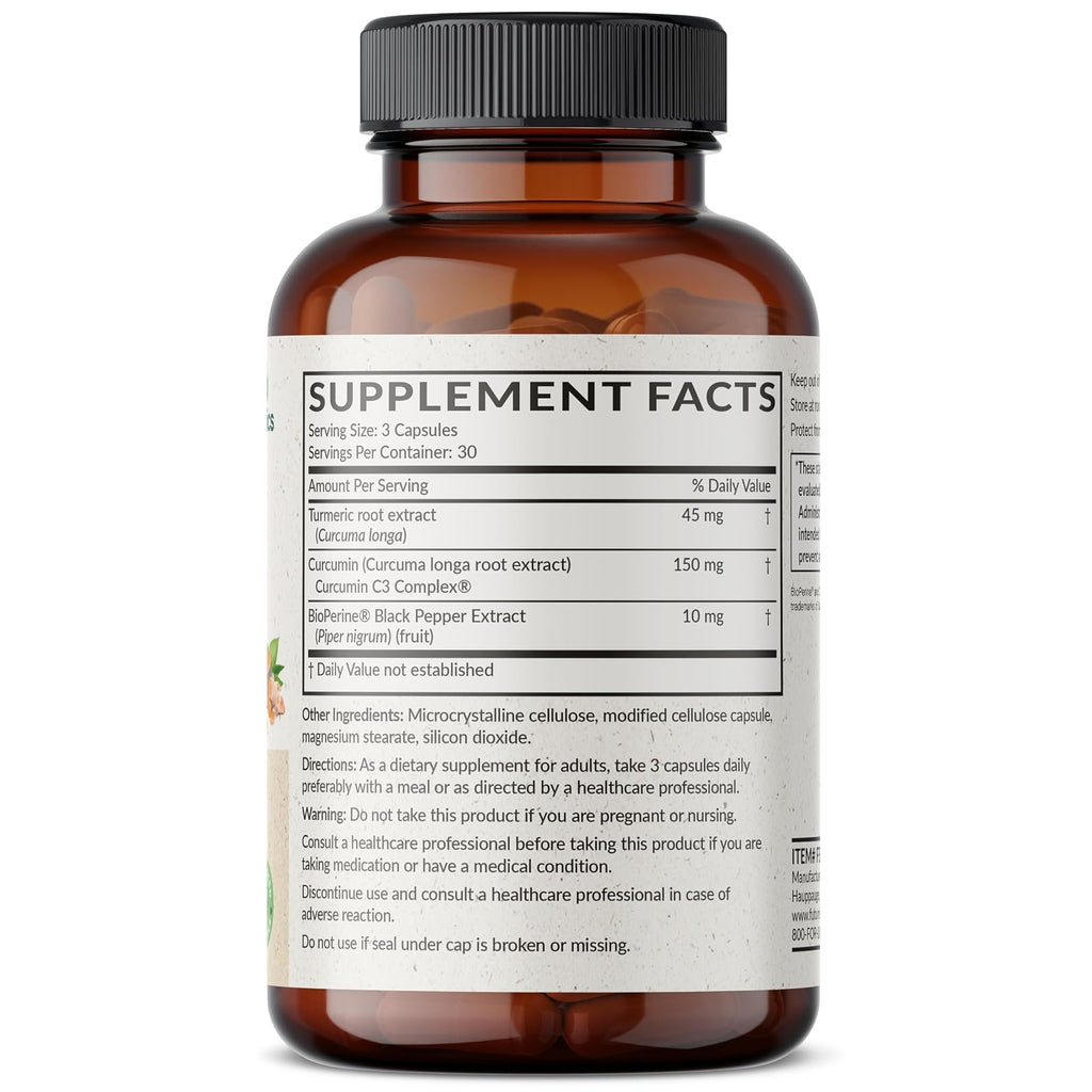natural turmeric and curcumin supplement