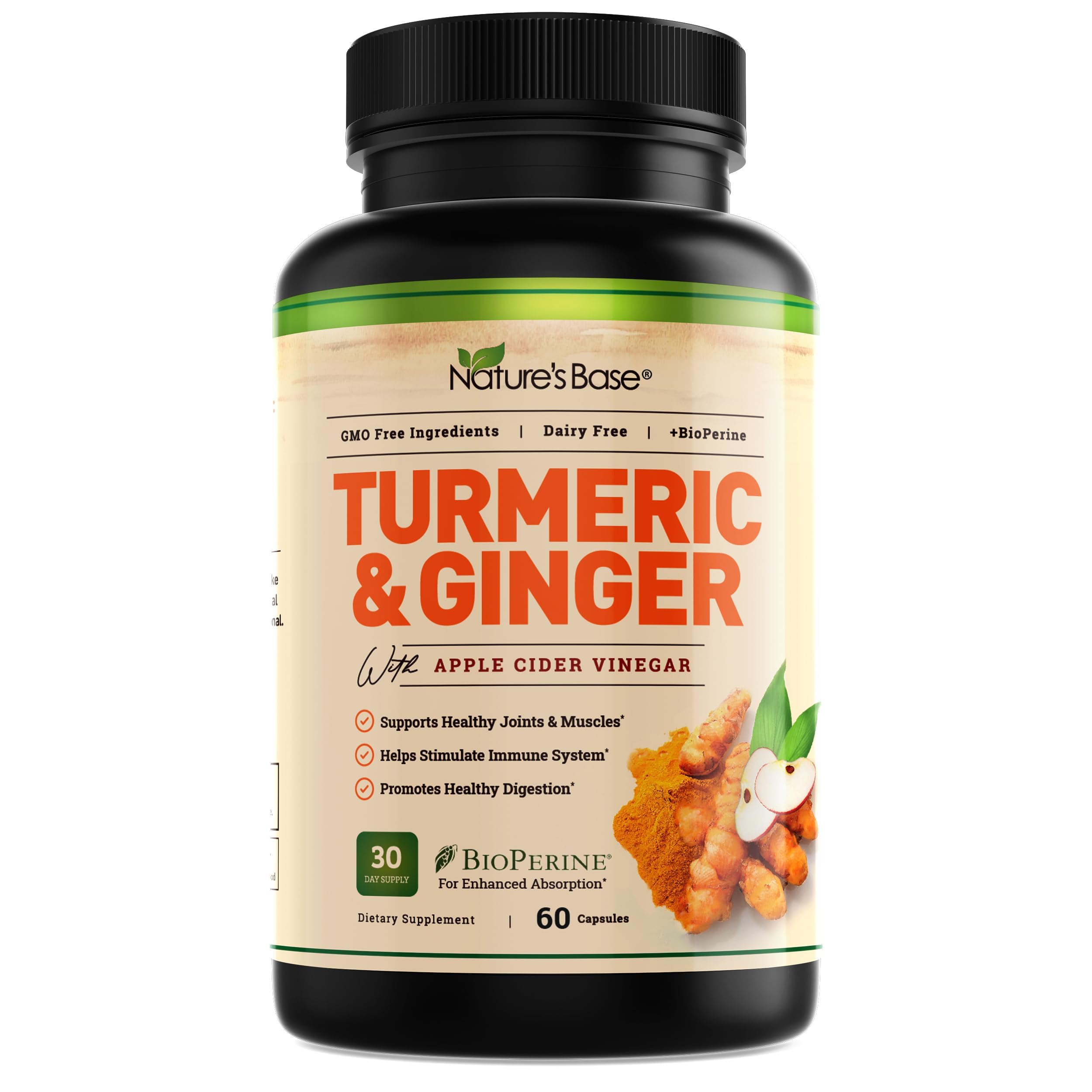 natural turmeric and ginger capsules
