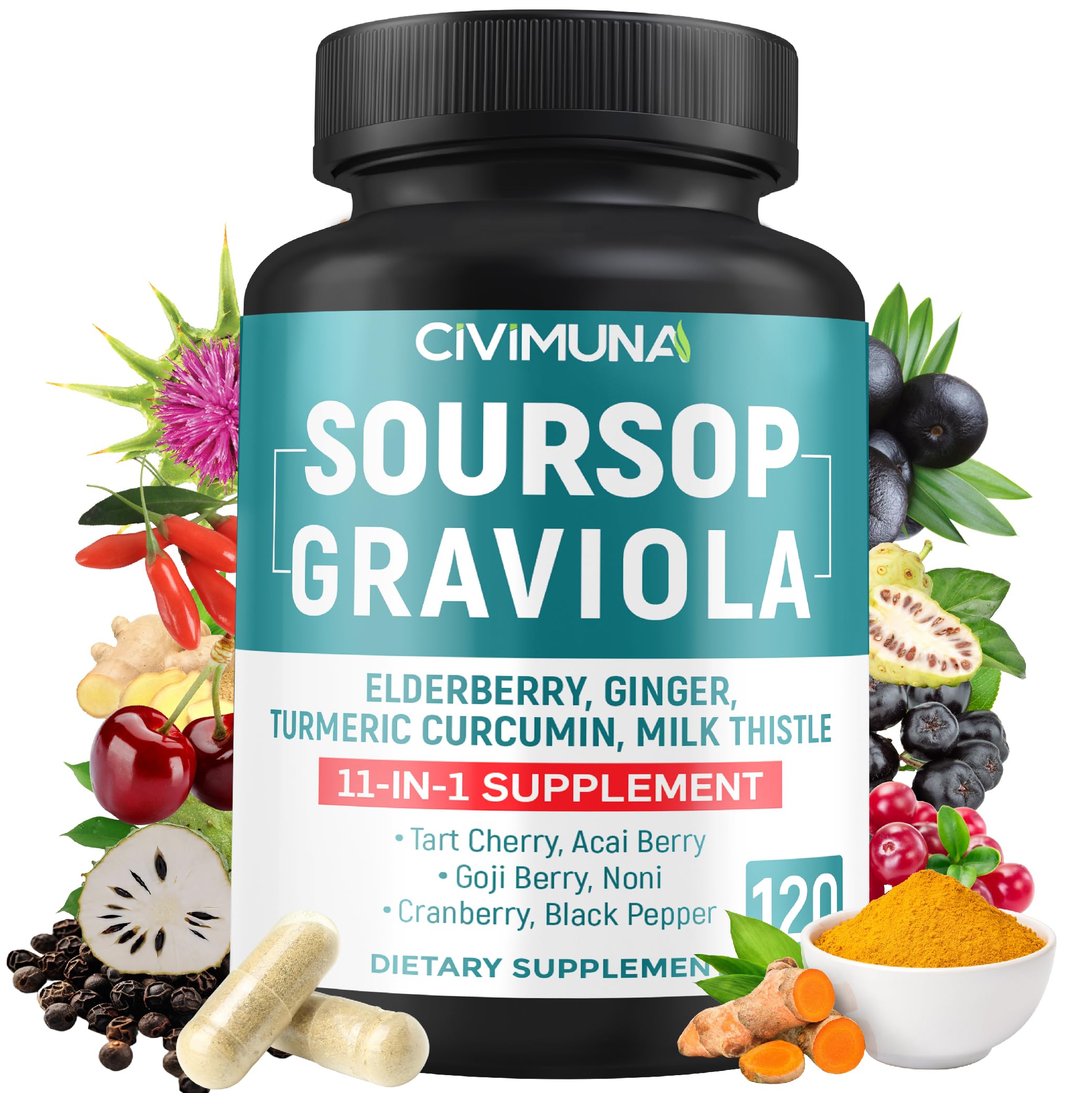 natural turmeric and ginger capsules