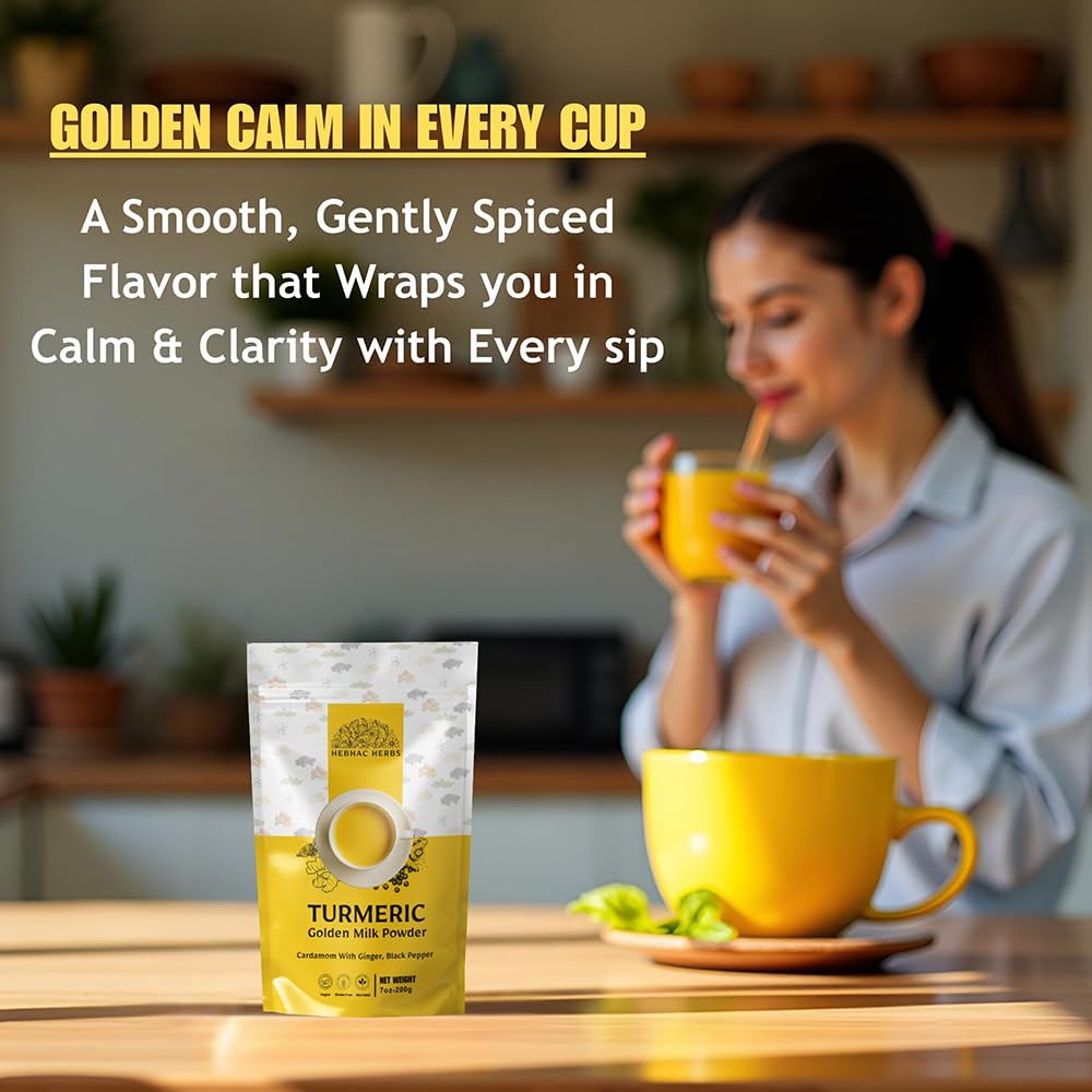 natural turmeric beverage for relaxation