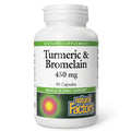 natural turmeric & bromelain capsules