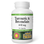 natural turmeric & bromelain capsules
