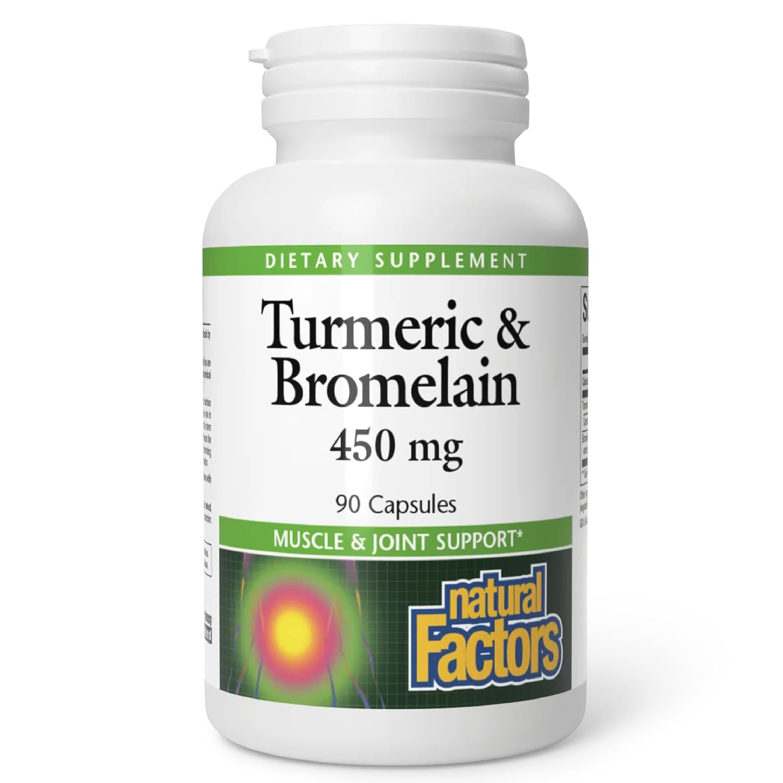natural turmeric & bromelain capsules