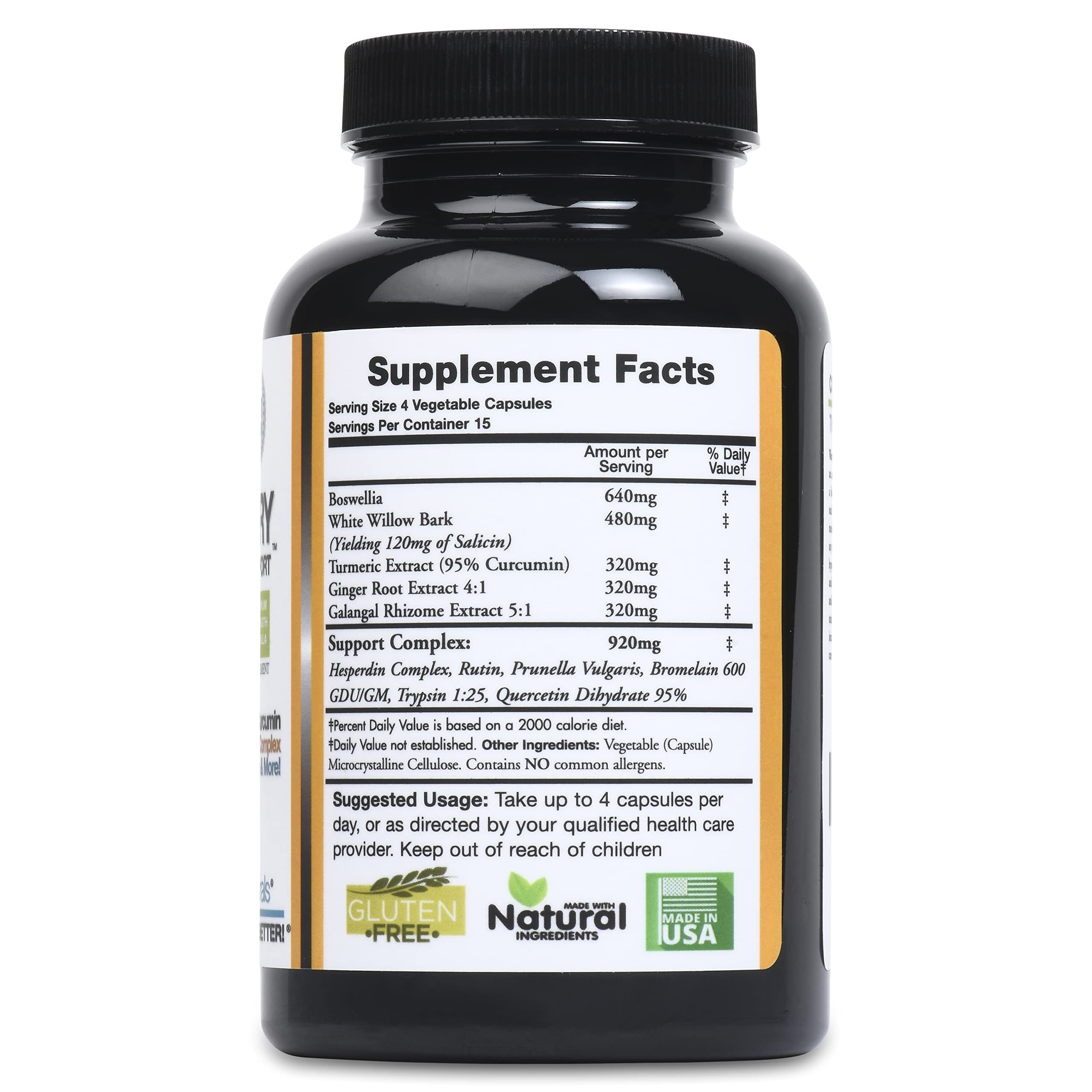 natural turmeric capsules for enhanced wellness