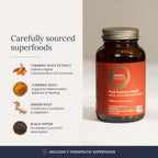 Natural turmeric capsules for inflammation