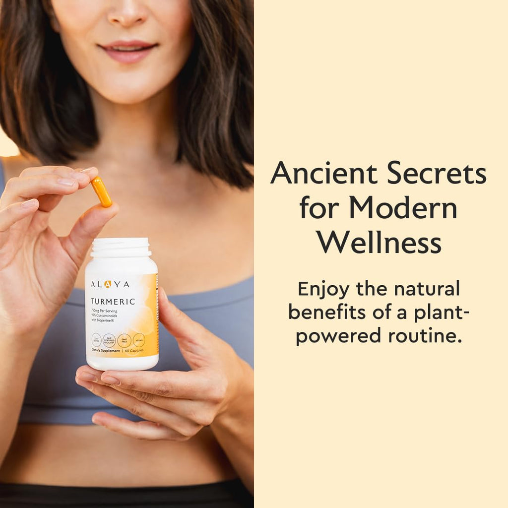 natural turmeric curcumin capsules for wellness
