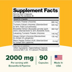 natural turmeric curcumin capsules