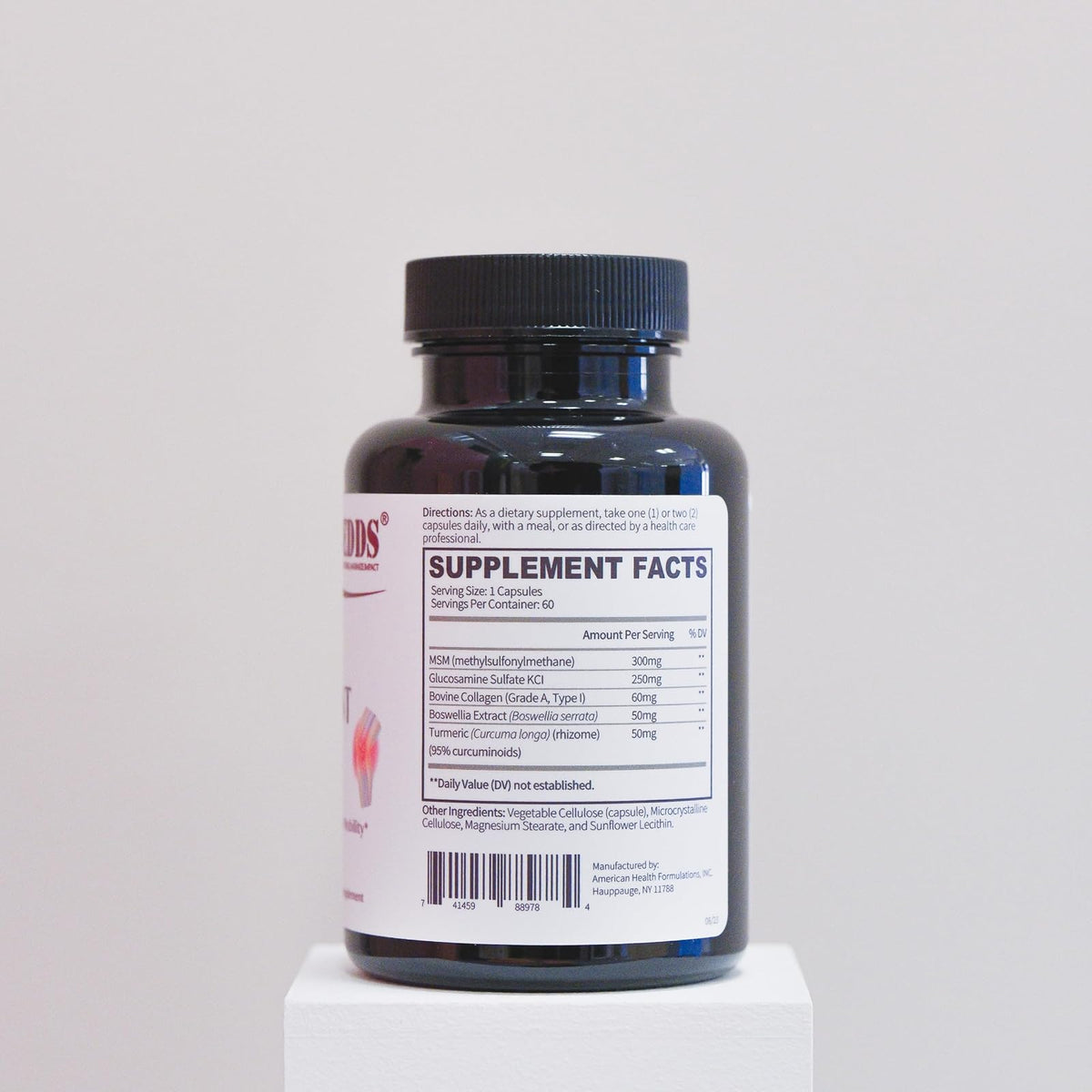 natural turmeric & curcumin capsules