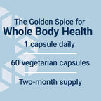 Natural turmeric curcumin for wellness