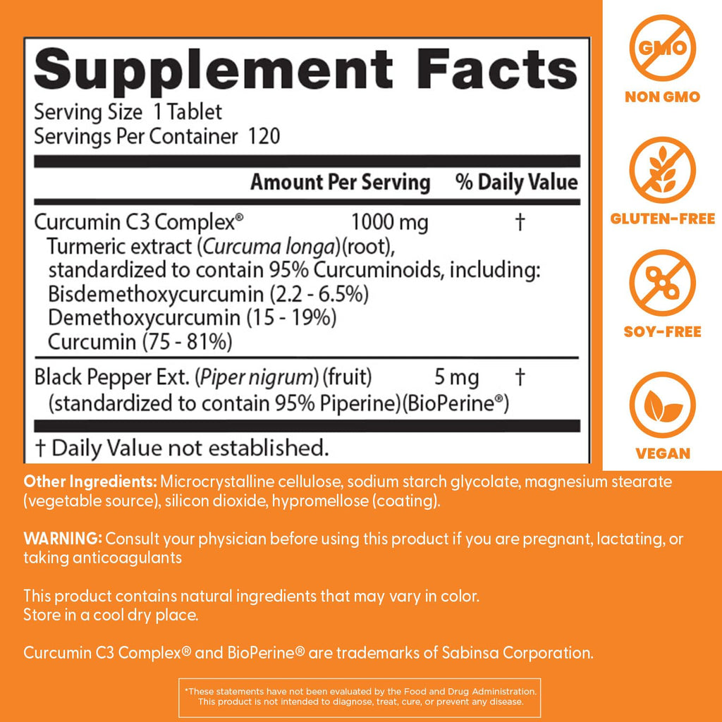 natural turmeric curcumin for wellness