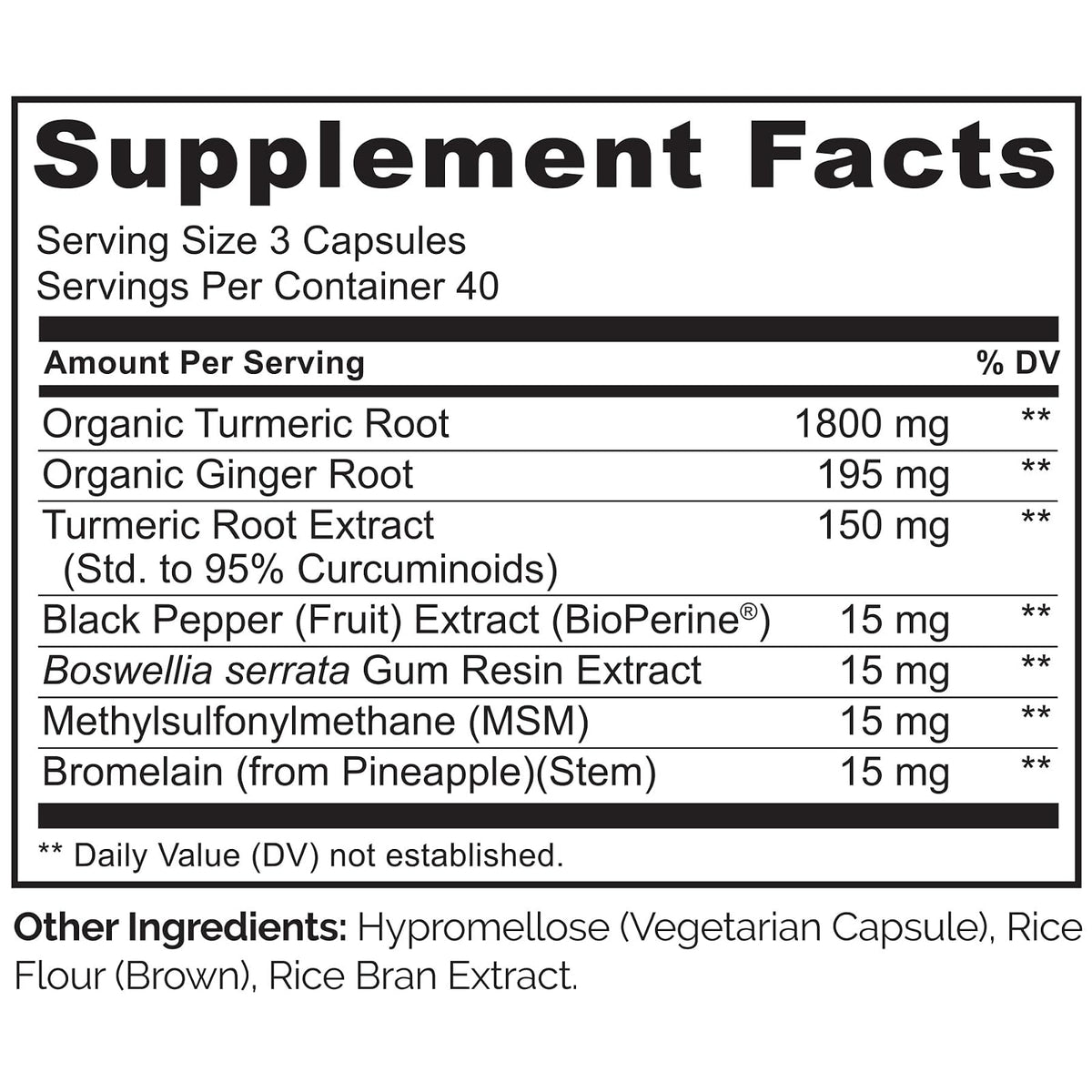 natural turmeric curcumin for wellness