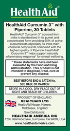 Natural turmeric curcumin health benefits
