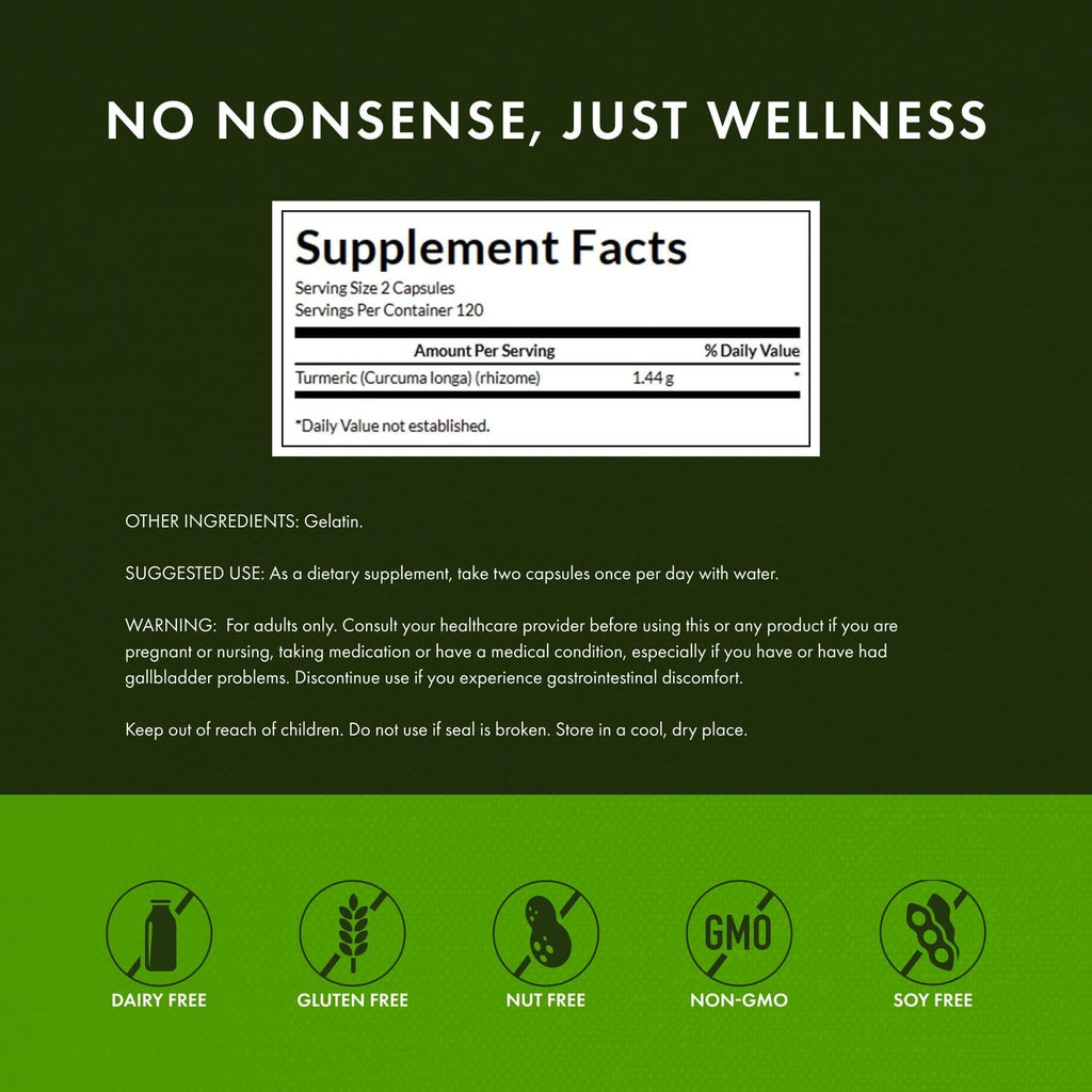 natural turmeric curcumin health benefits